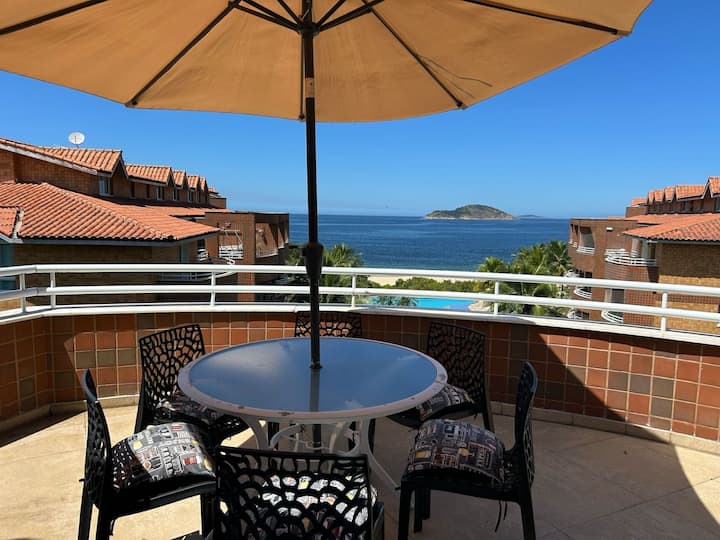 Cobertura Pé Na Areia E Incrível Vista Panorâmica - Niterói