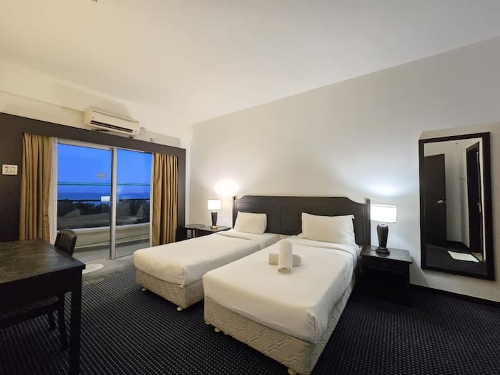 Seaview 1br For 2 | Twin Beds@rainbow Paradise #57 - Tanjung Tokong