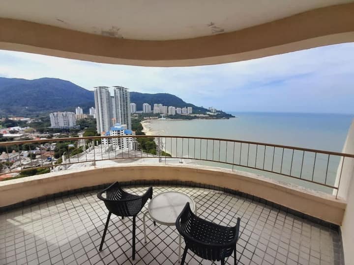 Tg Bungah|studio 4 Px Twin Bed Classic@beachfront - Teluk Bahang