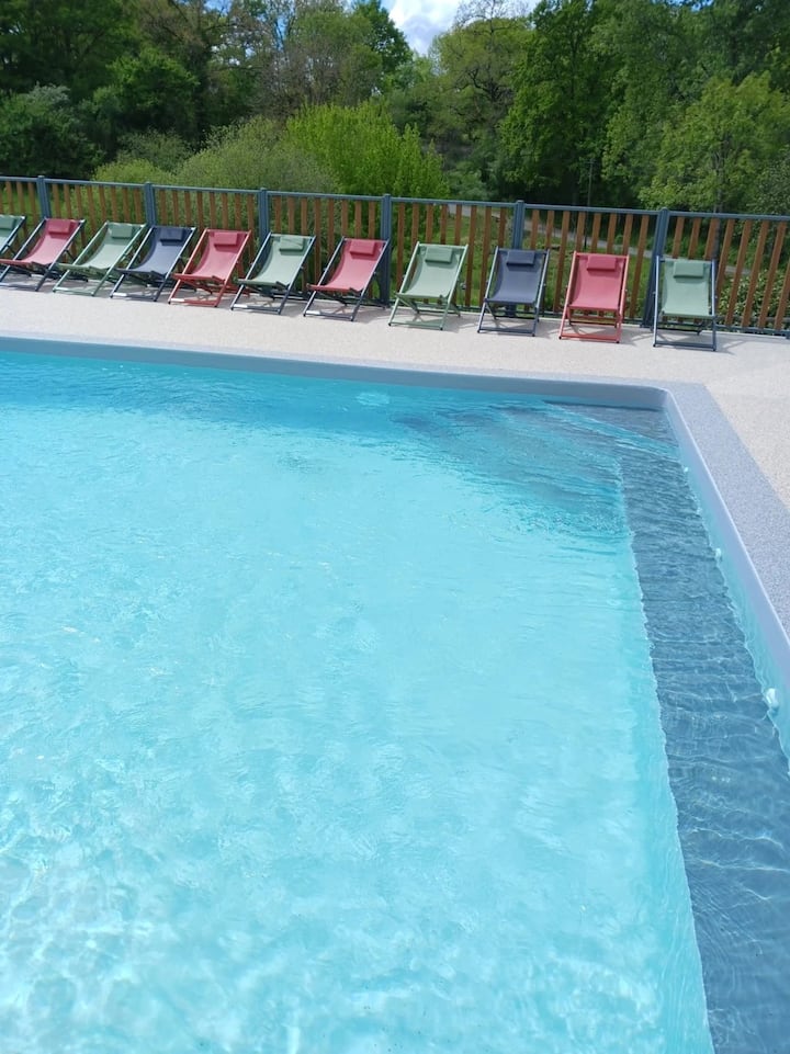 Zecamping 3* Mobil Home 31m² Piscine - Figeac
