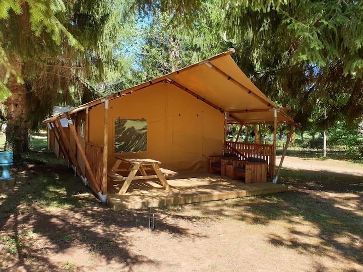 Zecamping 4* Tente 25m² Piscine - Sarlat-la-Canéda