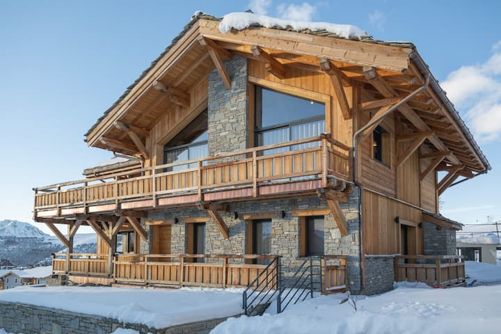 Chalet Haut De Gamme Sur Les Pistes De Ski - L'Alpe d'Huez