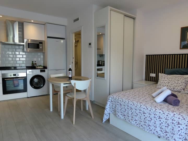 Studio-budget-sdb Privée Avec Douche-vue Ville - La Cala de Mijas
