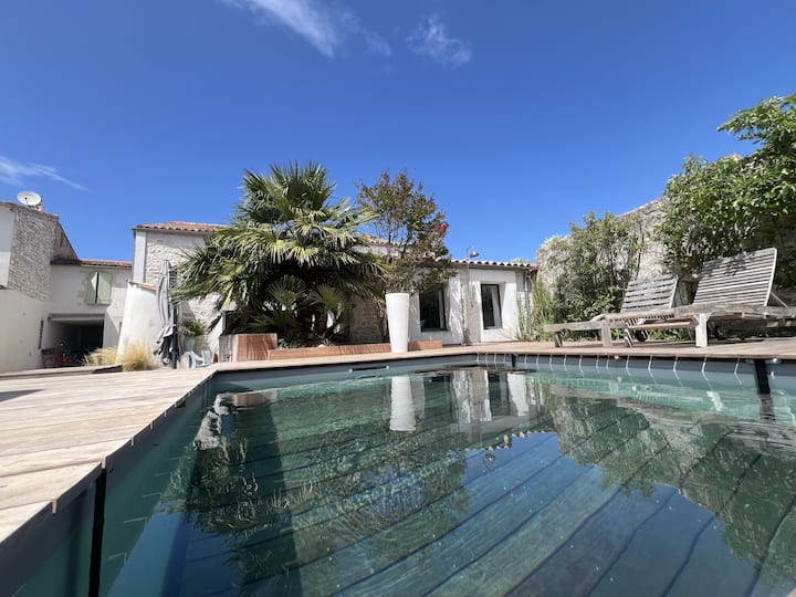 Villa La Part Des Anges : Villa Lumineuse Avec Pis - Le Bois-Plage-en-Ré