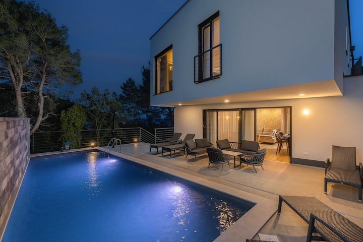 New! Villa In Istria With Heated Pool And 3 Bedroo - Mošćenička Draga
