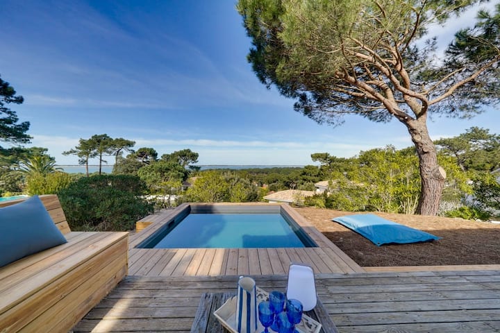 Villa Belvédère, Vue Exceptionnelle Sur Le Bassin - Pyla sur Mer