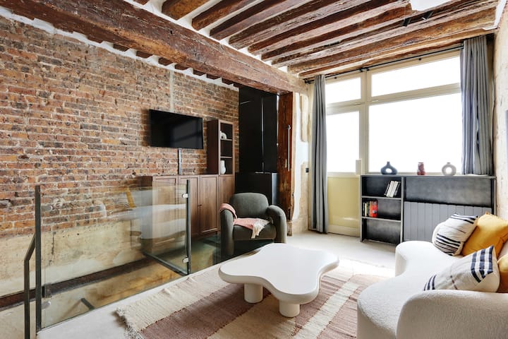 Spacious Apartment - 3br/6p - Marais - 파리