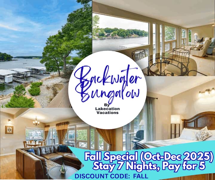 Backwater Cove 4 Bed/2.5 Bath/dock/deck-sleeps 12 - Lake Ozark, MO