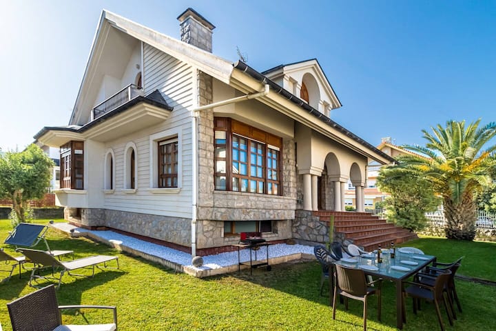 Chalet Con Jardín Junto A La Playa De Berria - Noja