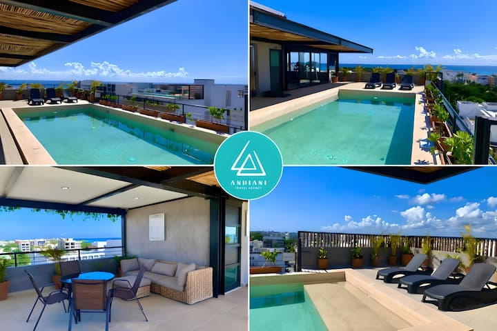 Chic Apartment: Beach, 5th Av, Pool & Gym - Playa del Carmen