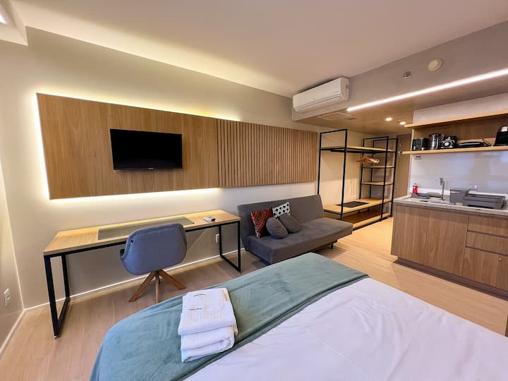 Flat Moderno, Marista - Próx ÓRion/ipog/cbco - Goiânia