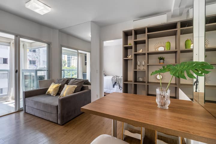 Apartment With Garage, Gym, Heated Pool And Sauna - São Paulo