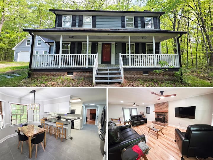 Spacious 3br Retreat – Split-king Beds Near Unc - Jordan Lake, NC