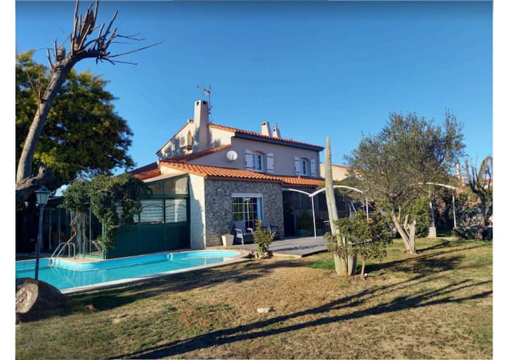 Magnifique Maison Piscine Et Spa 5mins Des Plages - Argelès-sur-Mer