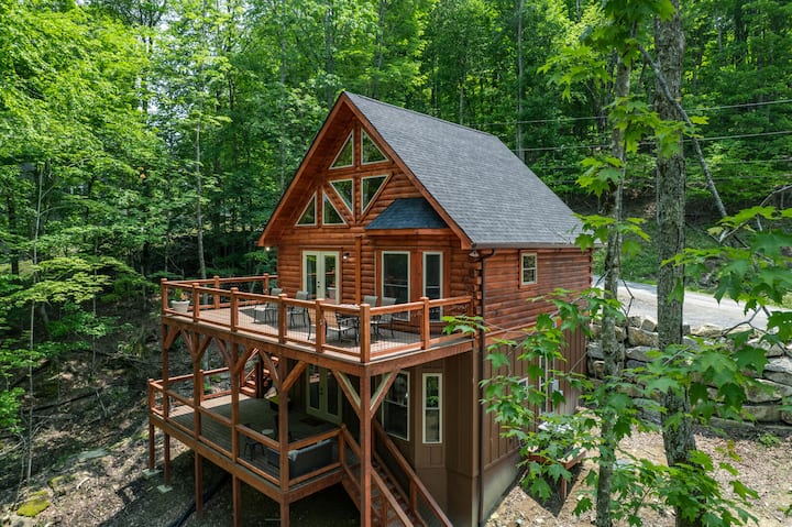 Treetop Retreat - New Cabin, <2mi From Beech Ski - Beech Mountain, NC