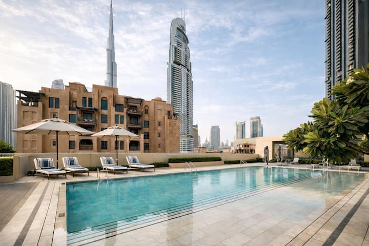 Lux 2bdr I Burj Khalifa View Pool In The Building - Dubai
