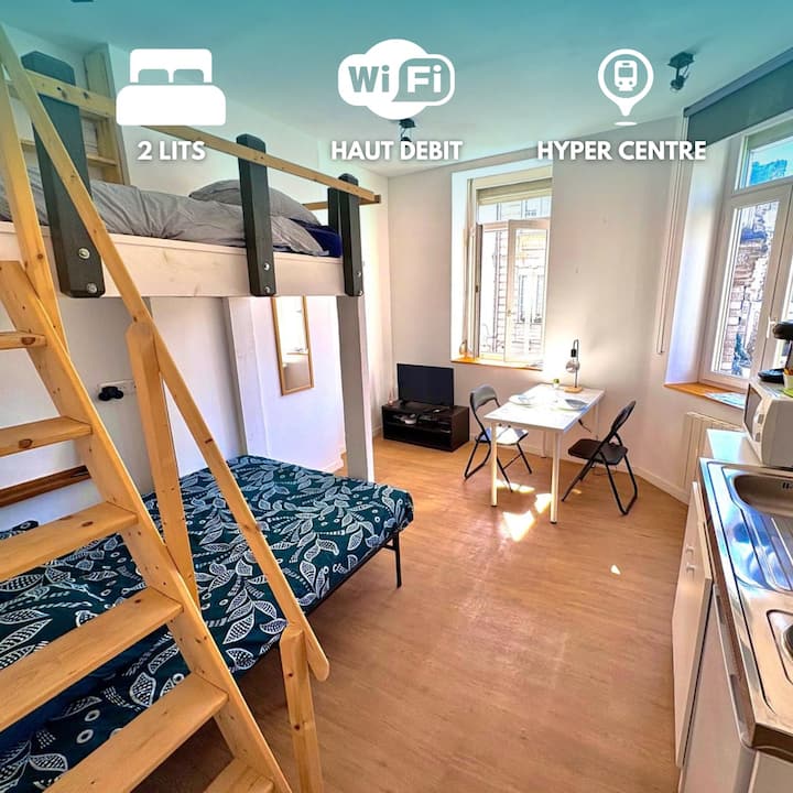 Charmant Studio 3 Pers - Hyper Centre D'arras - Arras