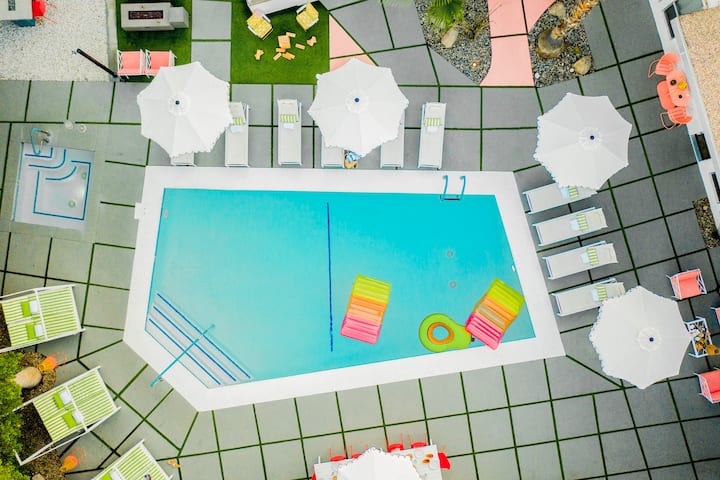 3 Private Rooms At The Wesley Hotel | Group Stays - Palm Springs, CA