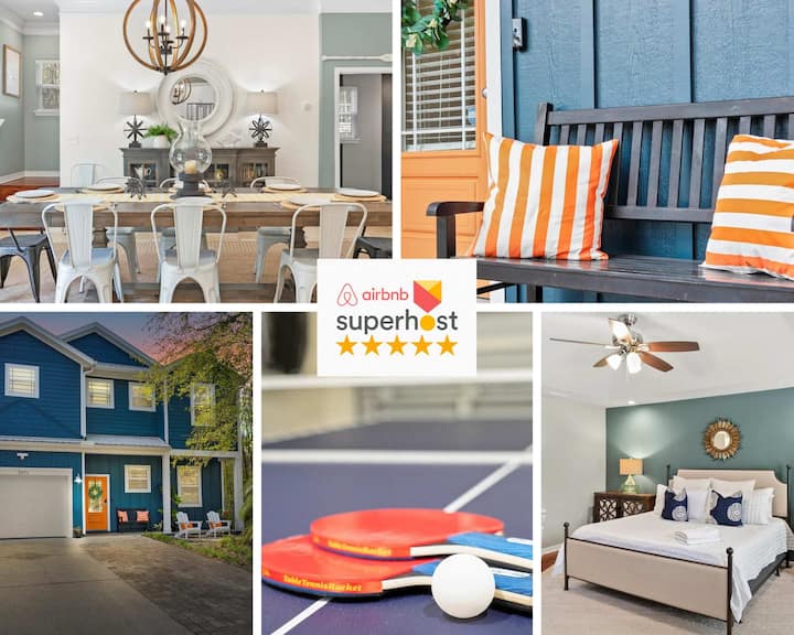 Walk 2 Beach | Gear & Game Room | Private Backyard - St. Augustine, FL