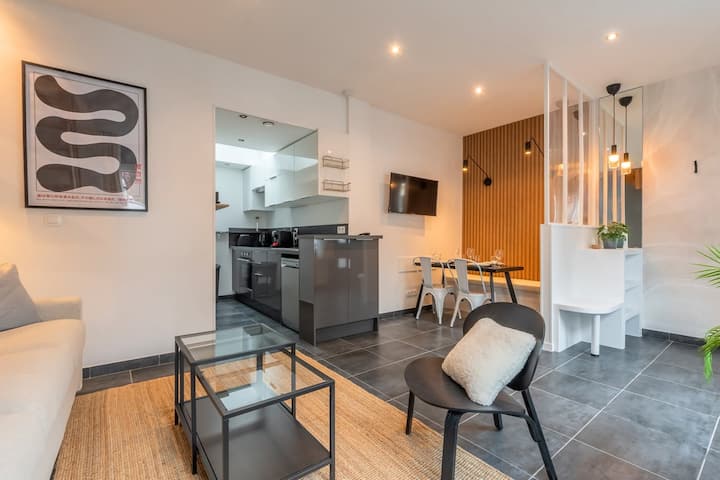 Maison 2 Chambres Proche Du Tram, Parking Gratuit - Villeneuve-d'Ascq