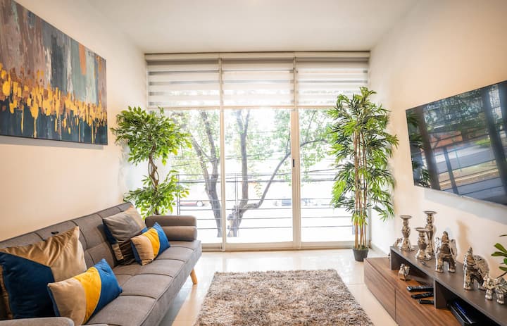 Elegant 2br 2ba Apartment In Mexico City - Mexico State