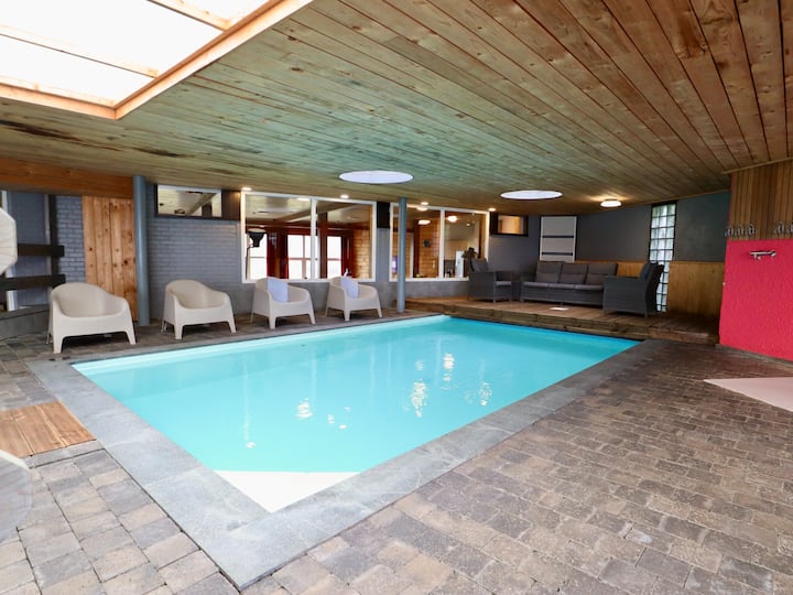 Maison Tout Inclus Avec Piscine, Hottub Et Sauna - Pepinster