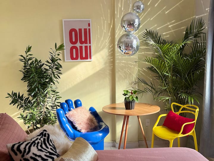 Sunny Apt 2 Min Copa Beach Posto 5 Security 24h - Rio de Janeiro