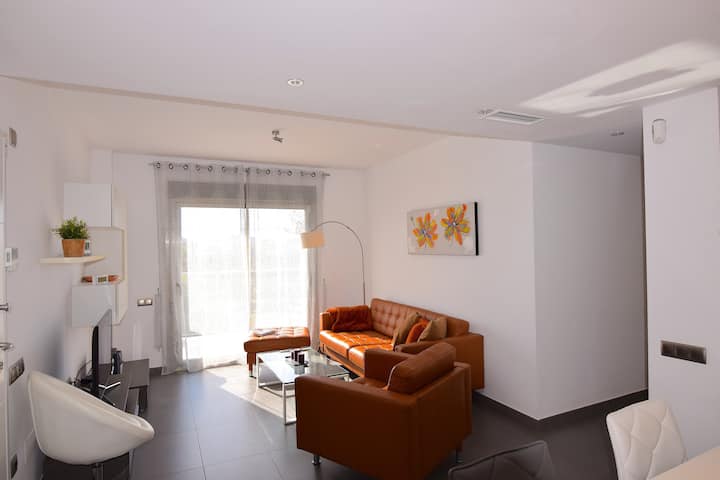 Magnificent Sunny Apartment In Vistabella Golf - Algorfa