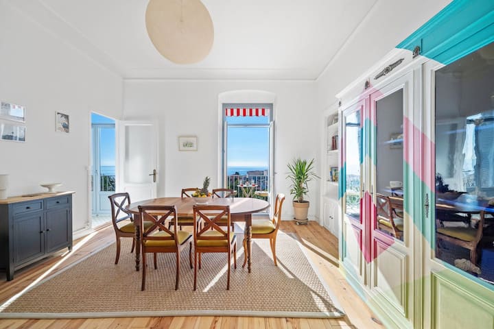 Le Riviera Palace - Vue Sur La Mer - Parking Privé - Menton