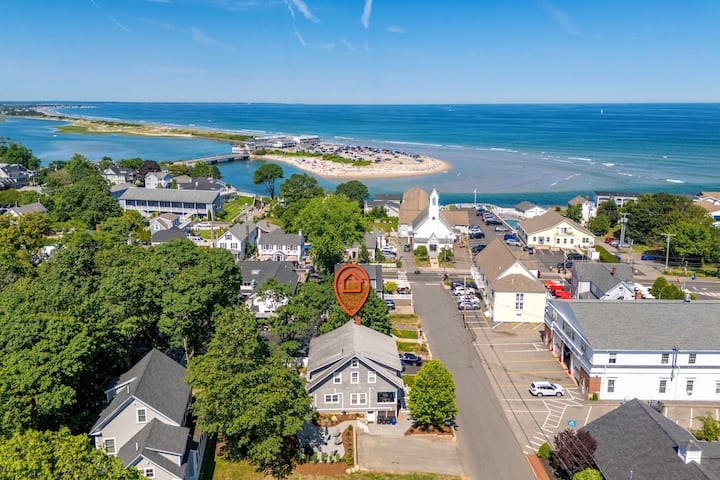 Steps To Beach & Downtown Ogt | Porch W Ocean View - Ogunquit, ME