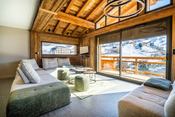 Chalet "Première Loge" : 12 Pers Vue Dominante - Les Deux Alpes