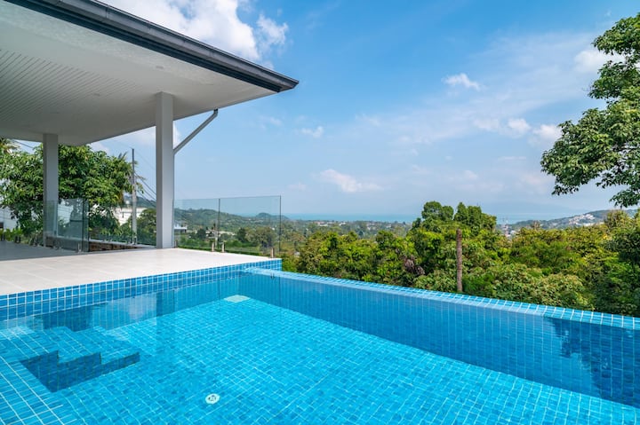 Brand New 3 Bed Sea View Villa (Kbr31) - Ko Samui