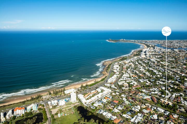 Beachside Oasis-walk To Alex Beach - Alexandra Headland