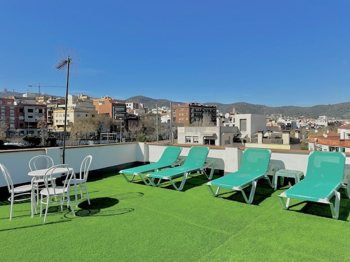 Horta House-garden-views-2 Bedrooms - Barcellona