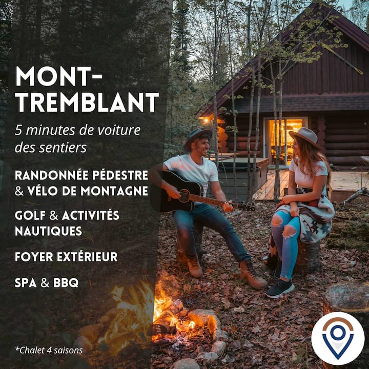 Chalet Bois Rond Avec Spa - 3 Min De Tremblant - Mont-Tremblant