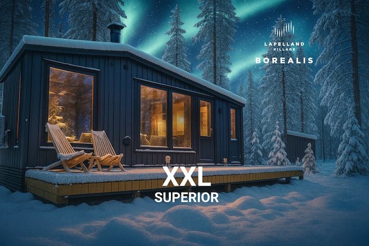 Borealis Village 1 Xxl |Sauna|wifi|ylläs|aurora - Muonio