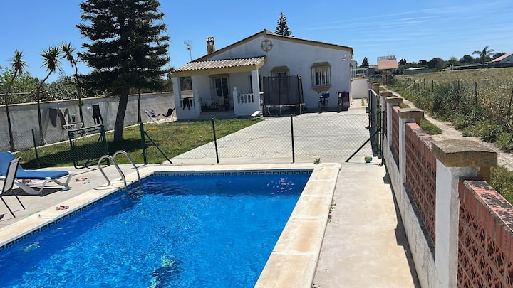 Chalet Con Piscina Privada, Dos Baños Para 6 Pax - El Palmar de Vejer