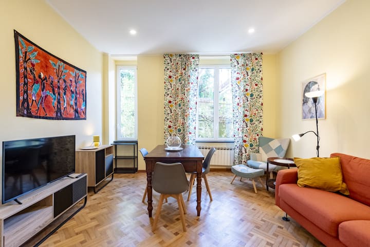 Charming Apartment With Garden In Castelletto - Genoa