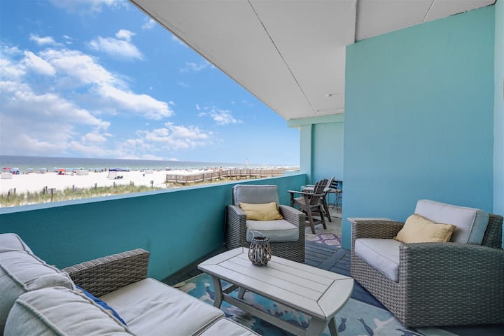 Gulf Front - Emerald Sky Condo - 1st Floor - Orange Beach, AL