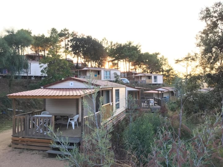 Zecamping 3* Mobil Home 25m² Piscine - Belvédère-Campomoro