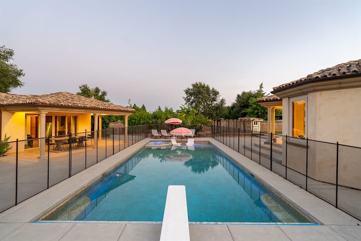 Villa Allegria Luxe-pool/spa, Casita, Sleeps 12 - Paso Robles, CA