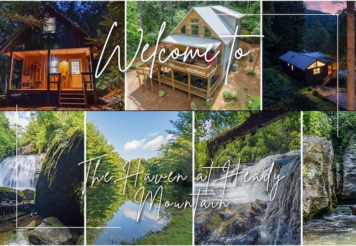 Luxury Cabins Hot Tub, Trails, 2 Ponds & Waterfall - Cashiers, NC