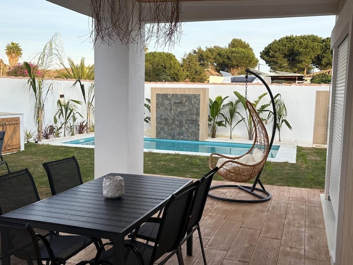 Los Guacamayos 1 La Barrosa, Con Piscina Privada - Chiclana de la Frontera