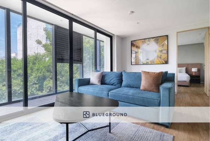 Blueground | Roma Sur 1 Recamara, Ac & Rooftop - Mexico City