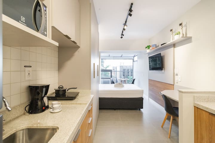 Comfortable Studio With Leisure On Liberdade Av. - Liberdade