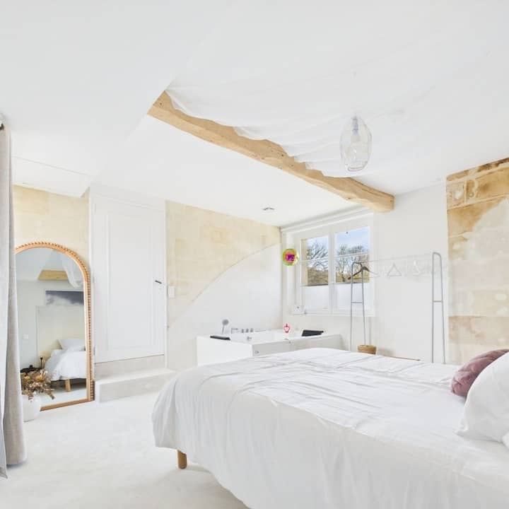 La Tête Dans Les Nuages - Gite Classé Avec Balnéo - Saumur