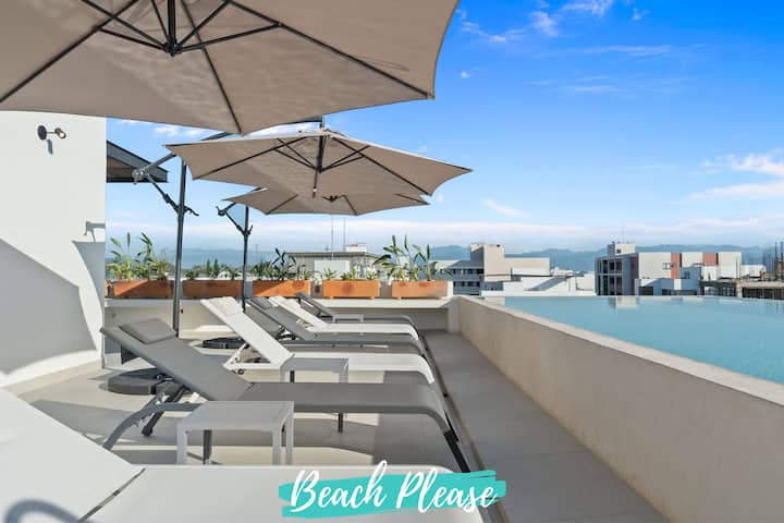 Marsala 201: 2br W/ Rooftop Pool - Walk To Beach - Bucerías