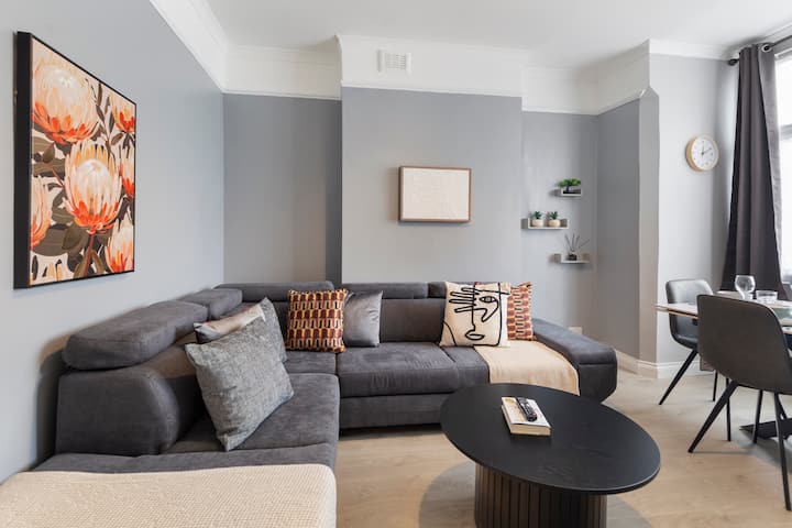 Bright London Flat Near Underground W/ Tv - Central London