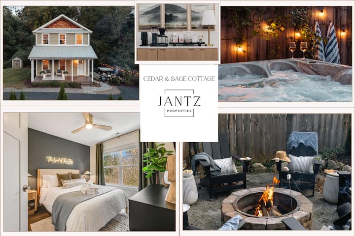 Forest Haven | Hot Tub, Fire Pit & Coffee Bar - Asheville, NC