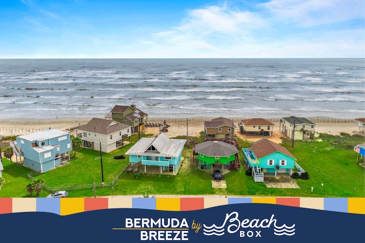 Second Row Beach House With Stunning Ocean Views - Galveston, TX